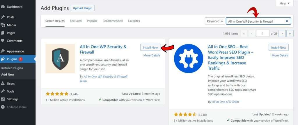 How To Secure Website Through All In One Wp Security Plugin Sapce30